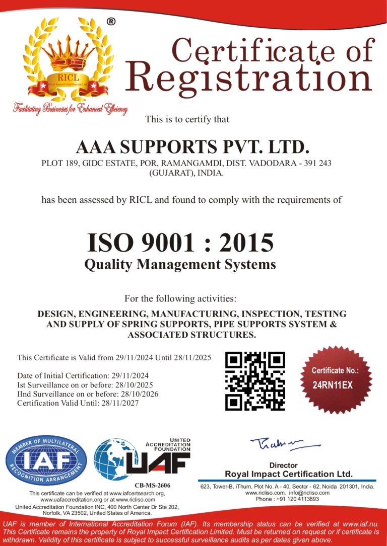 Certificates – AAA Supports Pvt. Ltd